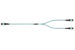 MPO-16 to 2 x MPO-8 Conversion Cable - TARLUZ - FIBER OPTIC SUPPLIERS